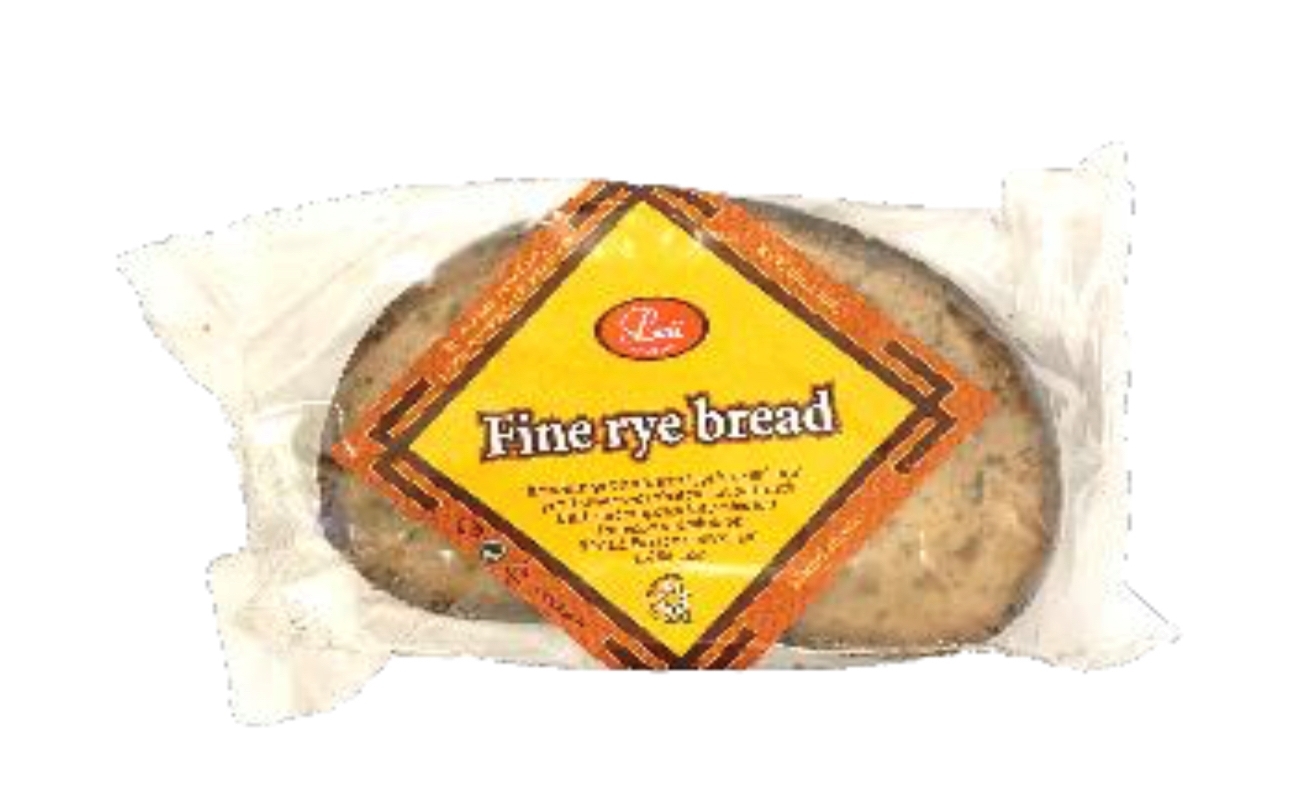 LACI -Frozen FINE RYE BREAD (4 SLICES), 250G - LatFood